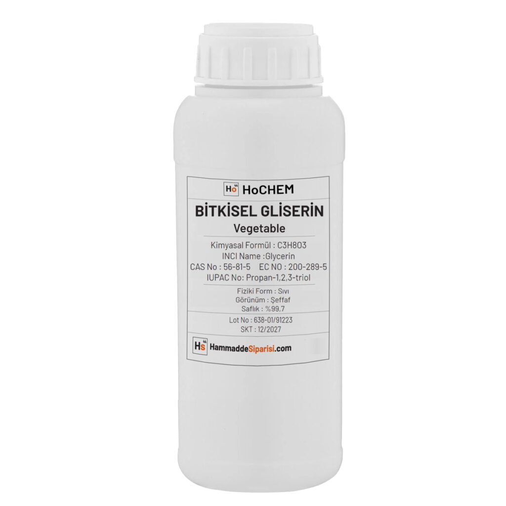 Bitkisel Gliserin | Glycerin | Cas No : 56-81-5